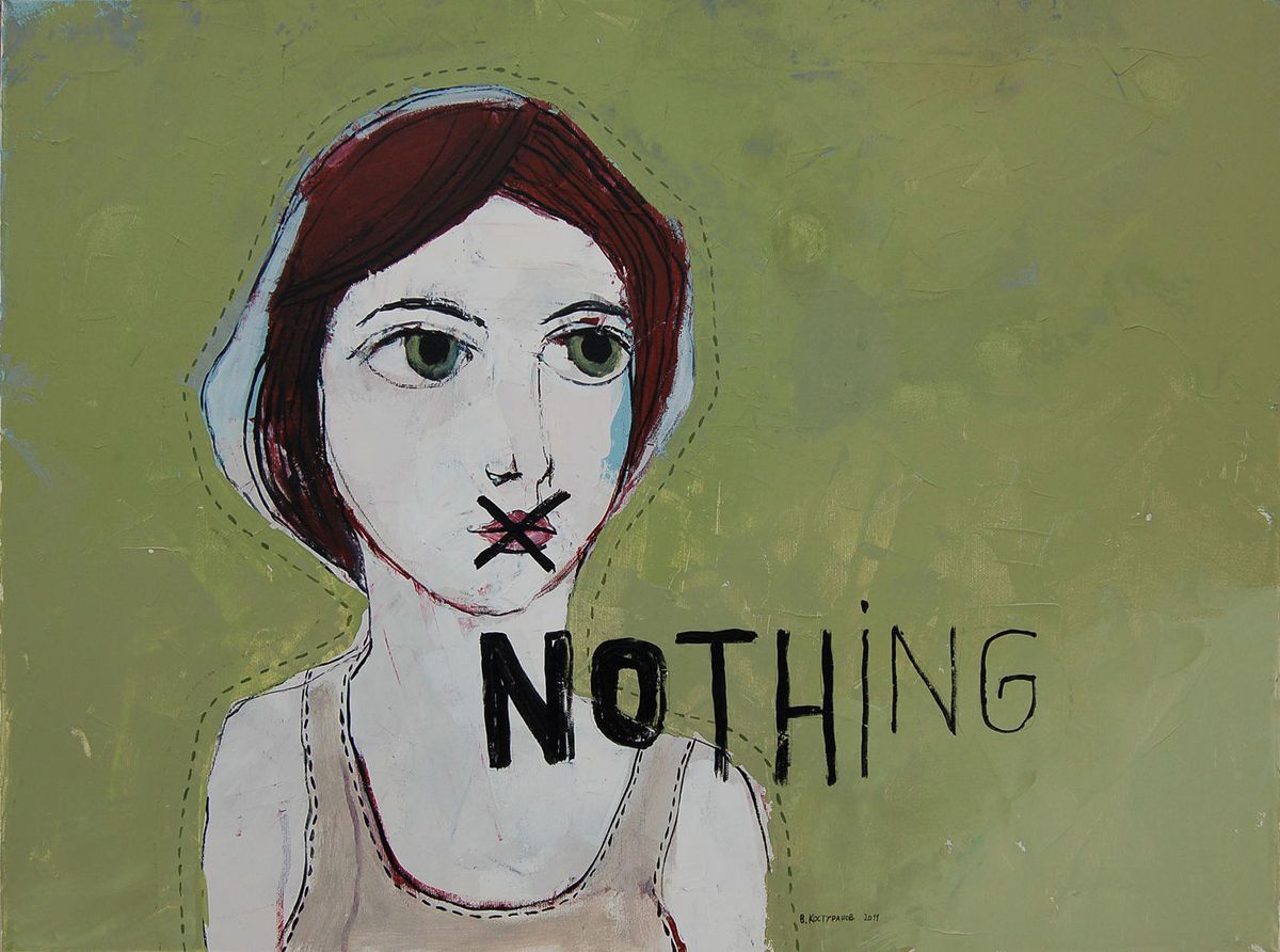Nothing Painting by Vane Kosturanov