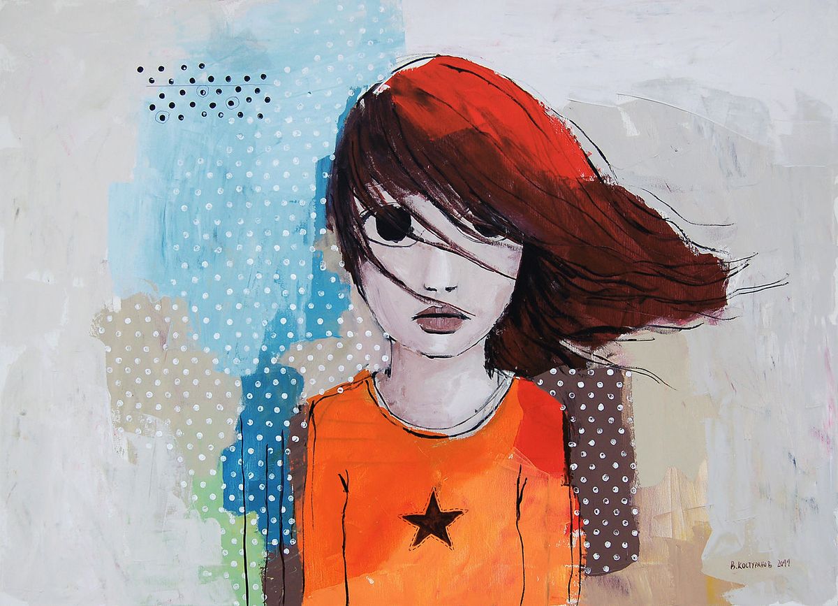 The Star Inside Me Painting by Vane Kosturanov